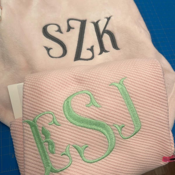 Fishtail Monogram Font Machine Embroidery Font Design Machine ...