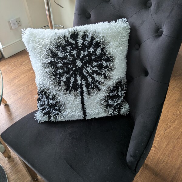 Blue Latch Hook Kits, Large Latch Hook Rug Kit for Adults Latch Hook ...