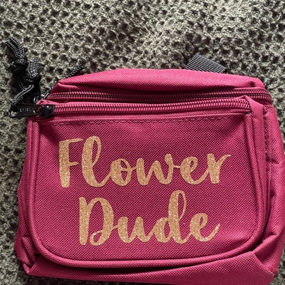 Flower Dude Personalized Fanny Packs /flower Man Waist Bag/the Flower ...