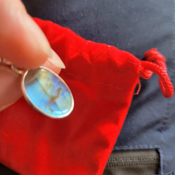 Pentacle Magick Amulet Sea-blue Power - Etsy