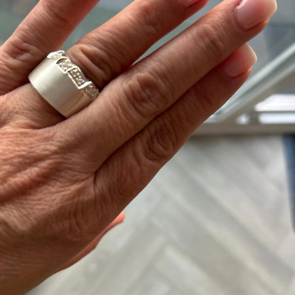 CIRCLE RING, Large Circle Ring, Solid Circle Ring, Circle Ring, Open Circle Ring, Silver Circle ...