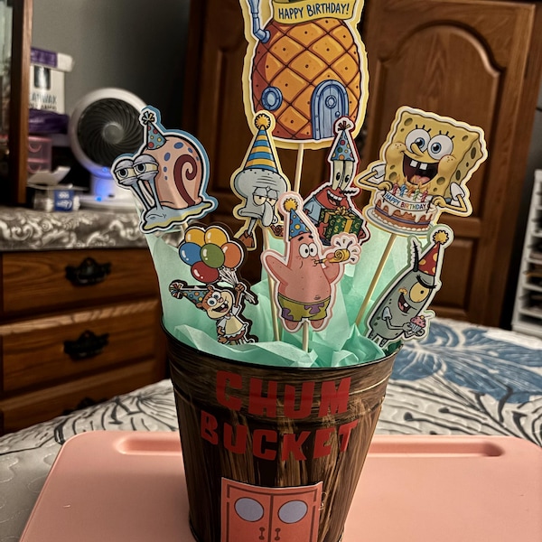 Patrick Star Flower SVG: Cartoon Character Pants Applique (digital ...