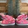 Custom Princess Converse, Pink and Gold Bling Shoes With Name and Age ...