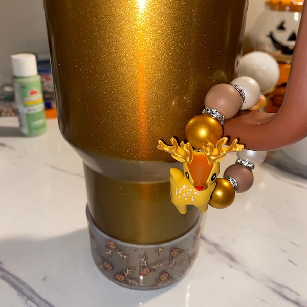 Handmade Beaded Cup Charm Tumbler Handle Charm Tumbler Accessories Bag ...