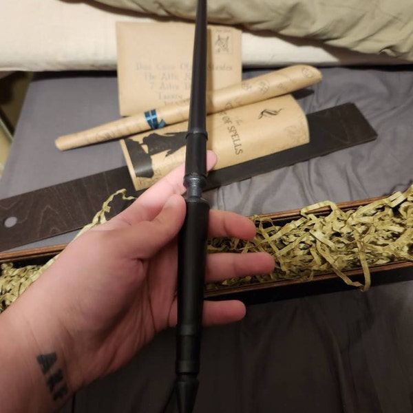 Ominis Gaunt Wand. Сustom Legacy Wand. Magic Wand. Wooden Wand. Gift ...