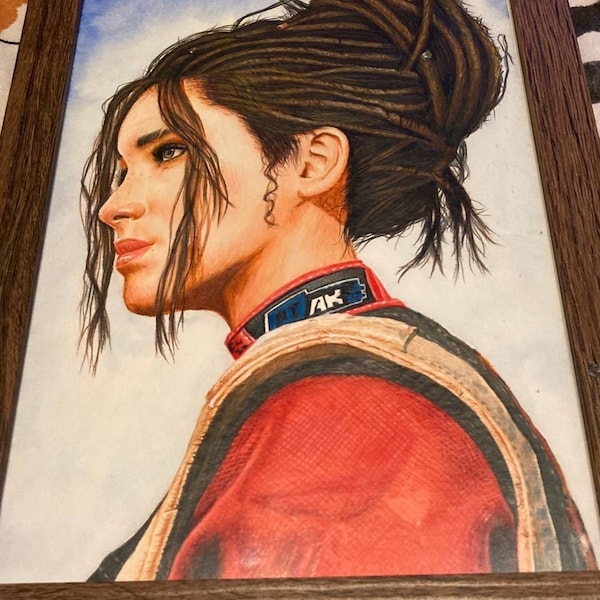 Baldur's Gate 3 Halsin Portrait Handmade Drawing Wall Art Decor - Etsy UK