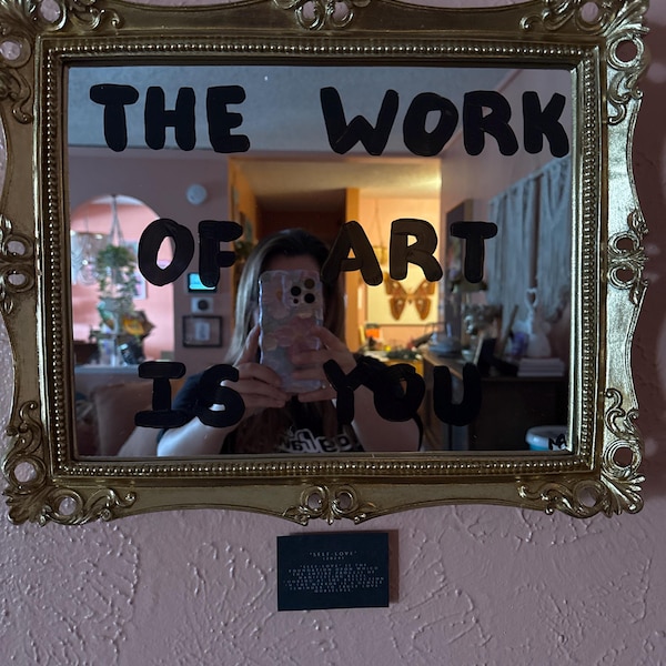 The Work of Art is You Wall Art. - Etsy UK