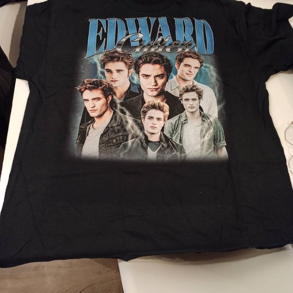 Limited Edward Cullen Vintage T-shirt, Graphic Unisex T-shirt, Retro 90 ...