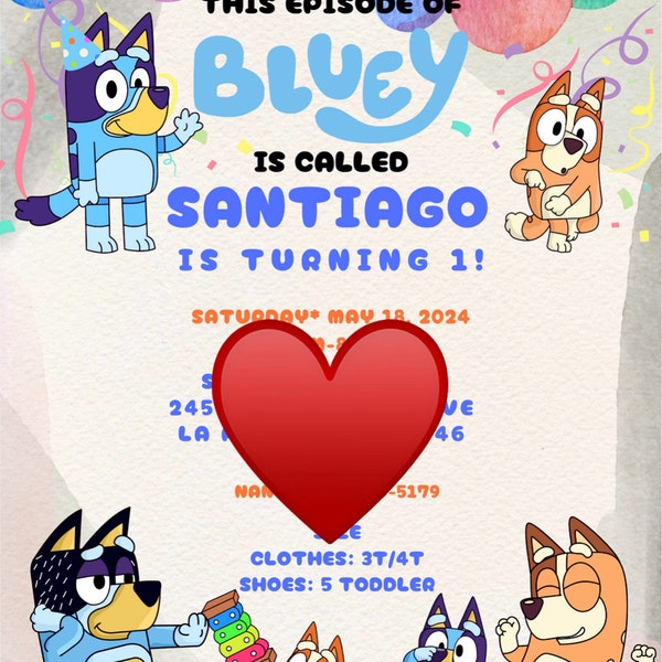 Bluey Pringles Label Girl Bluey and Bingo Party Favors Blue Dog ...