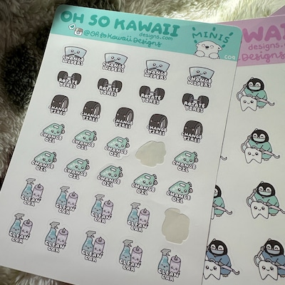 Kawaii Work Schedule Planner Stickers Work Schedule Sticker Work Script ...