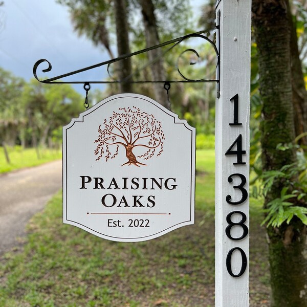 Personalized Family Name Outdoor Sign, Custom Mountain Retreat Sign ...