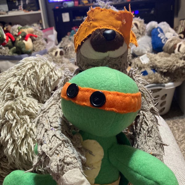 Teenage Mutant Ninja Turtles Plush -all Turtles Available- - Etsy