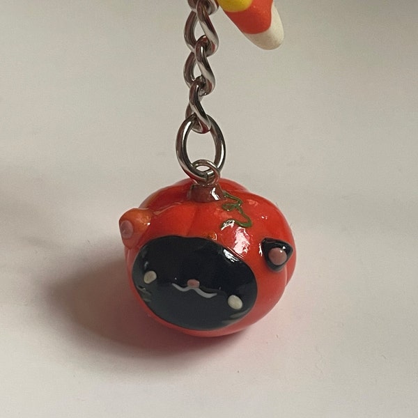 Puffer Fish Keychain Cute Ocean Charm Pal Handmade Gift - Etsy