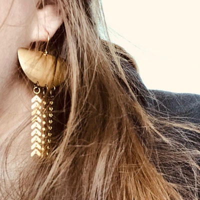 Long Locket Necklace Silver Heart Decorative Simple - Etsy