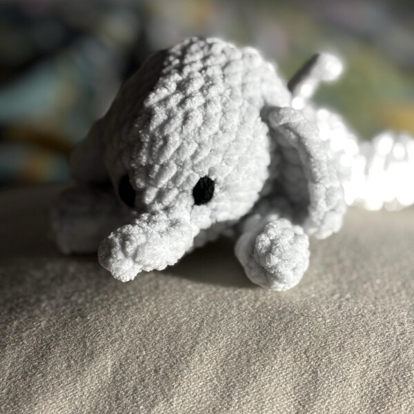 Plush PUPPY With a Cute Crochet Pattern. A Simple Template in PDF ...