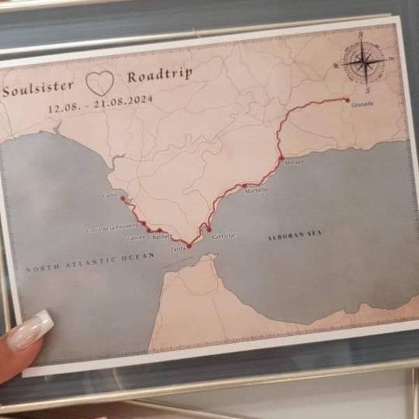 Personalized Run Map Poster | Any Official or Any Tracked Run | Custom ...