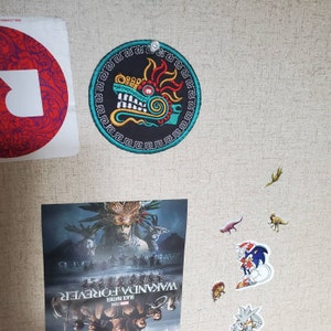 Large 8.5 Ollin Patch Olin Aztec Day Sign for Movement - Etsy Canada