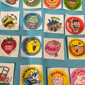 Vintage Mr. Men and Little Miss Puffy Sticker Sheets. 1983. by Roger ...