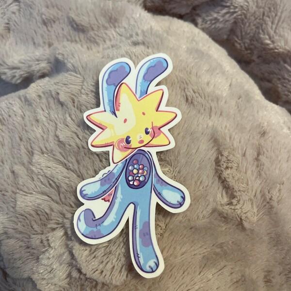 Sun Bunny Waterproof Stickers! - Etsy