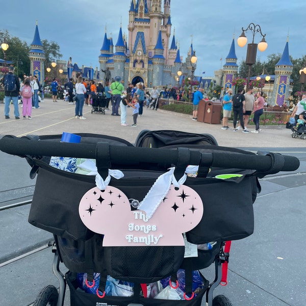 Disney Inspired Stroller Tag | Magical Stroller Family Tag | Vacation ...