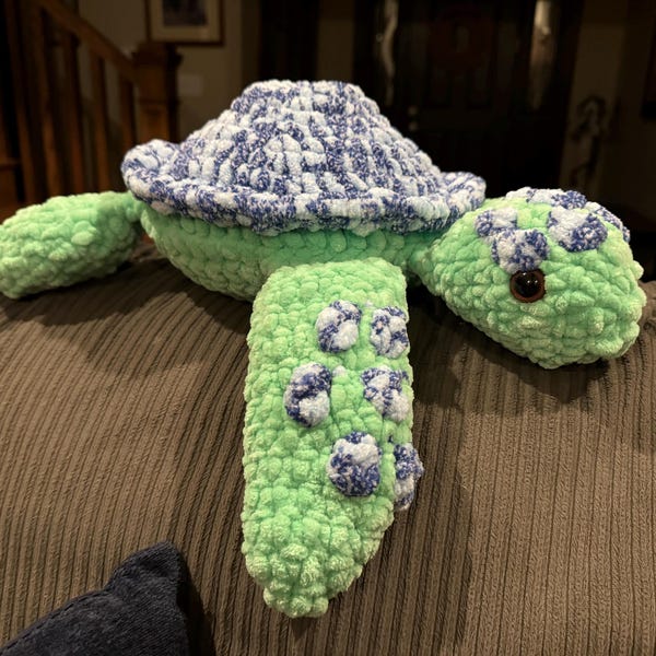 CROCHET PATTERN: Thea the No Sew Sea Turtle - Etsy