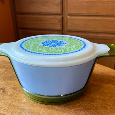 Rare Pyrex Rodney Kent Black Starline 0503 With Lid, Refrigerator Dish ...