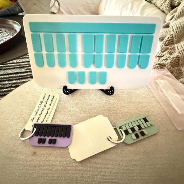 Steno Practice Board With Legend | Included Display Stand | the ...