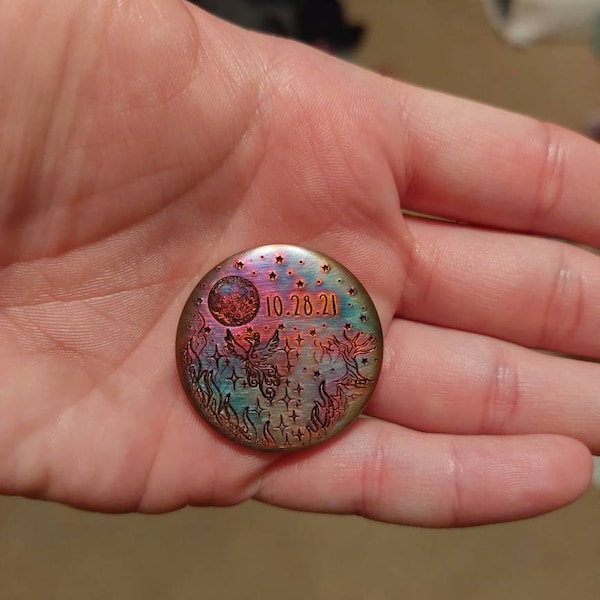 Patinated Copper Sobriety Token, Sobriety Coin, Sobriety Chip, Sobriety ...