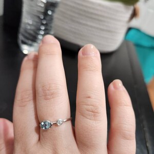 Pinky Ring / 14k Solid Gold Pave Setting Diamond Pinky Ring by - Etsy