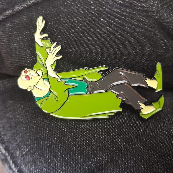 Villains Enamel Pins - Creeper Phantom Shadow Red Beard Tar Monster ...