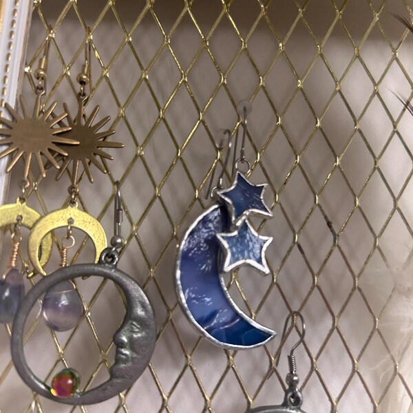 Fused Glass Blue Criss Cross Thread Pattern Plate - Ready to Ship - Etsy