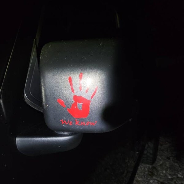 Skyrim Inspired We Know Vinyl Decal Dark Brotherhood Sticker Gaming ...