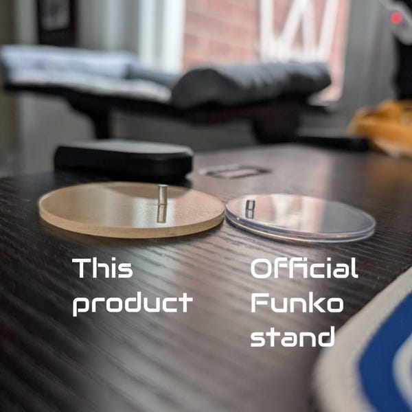 Toy Stands, Funko Pop Replacement Base With Pegs - Etsy