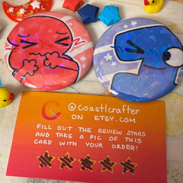 Custom Design Pin Button Accessory Battle for Dream Island BFDI ...