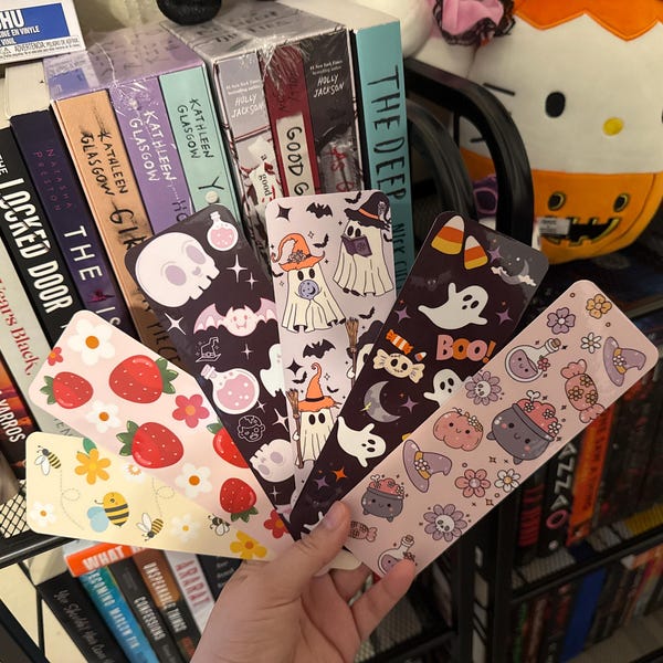 Halloween Bookmark Collection, Spooky Bookmarks Collection, Cute ...