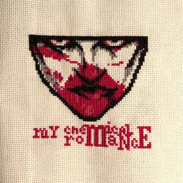 Black Parade My Chemical Romance MCR Cross Stitch Pattern - Etsy