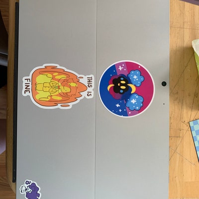 Aziraphale 'THIS IS FINE' 3 Inch Sticker - Etsy