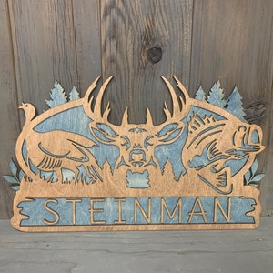 Hunting/outdoor Signs Digital Laser Ready File SVG - Etsy