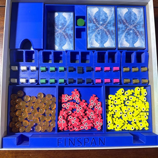 Wyrmspan Insert / Box Organizer With Individual Player Trays (supports ...