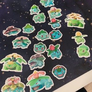 Alolan Starters Sticker Set - Etsy