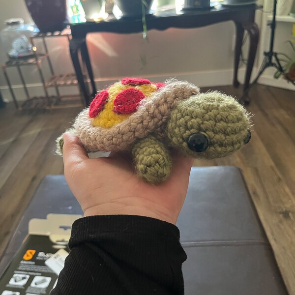 Pizza Turtle Crochet Pattern PDF | Amigurumi Stuffed Animal Digital ...