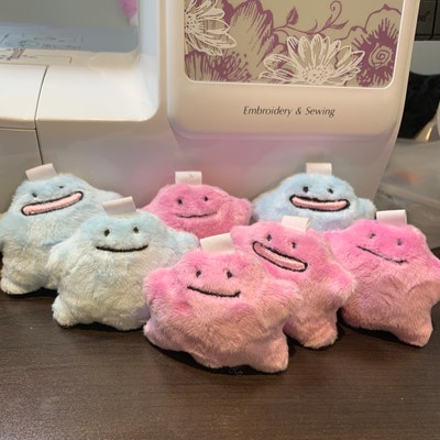 ITH in the Hoop Embroidery Pattern Ditto Pokemon Keychain - Etsy