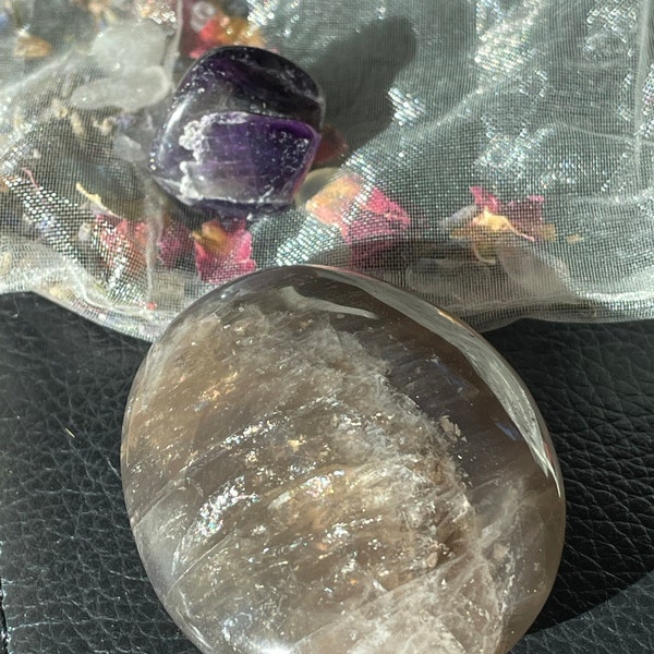 Thick Star, Rainbow XL Blue Rose Quartz Sphere Six-point Star, Flashy ...