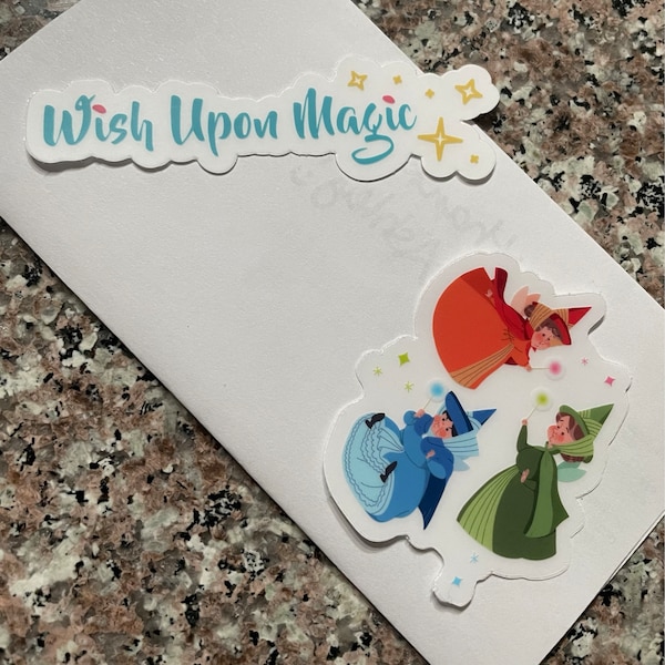 Good Fairies Flora Fauna Merryweather Transparent Laptop Stickers ...