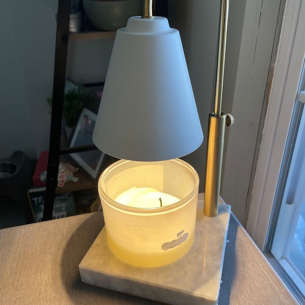 LUXGARDEN Candle Warmer Lamp With Timer and Dimmer Candle Lamp Top Down ...
