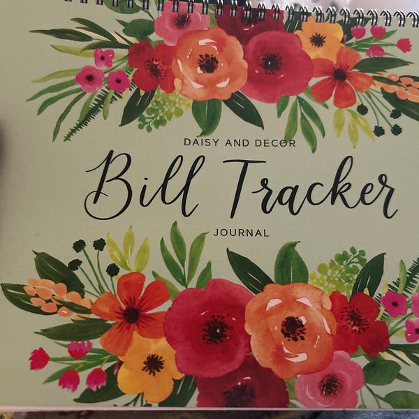 Bill Tracker Journal Pay Bills on Time Bill Tracker™ Journal Budget ...