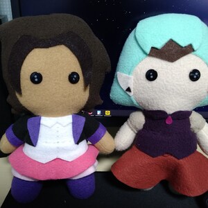 The Owl House Luz Noceda Amity Blight Grom Witch Fleece Plush Dolls - Etsy