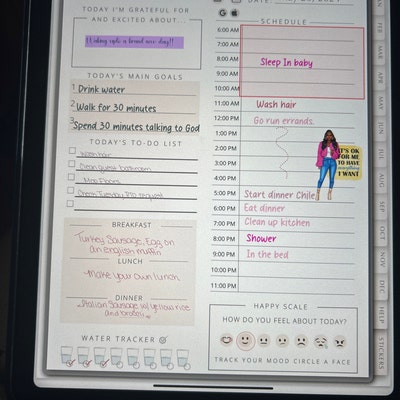 Office Digital Stickers for Goodnotes Planner, Business Woman Stickers ...