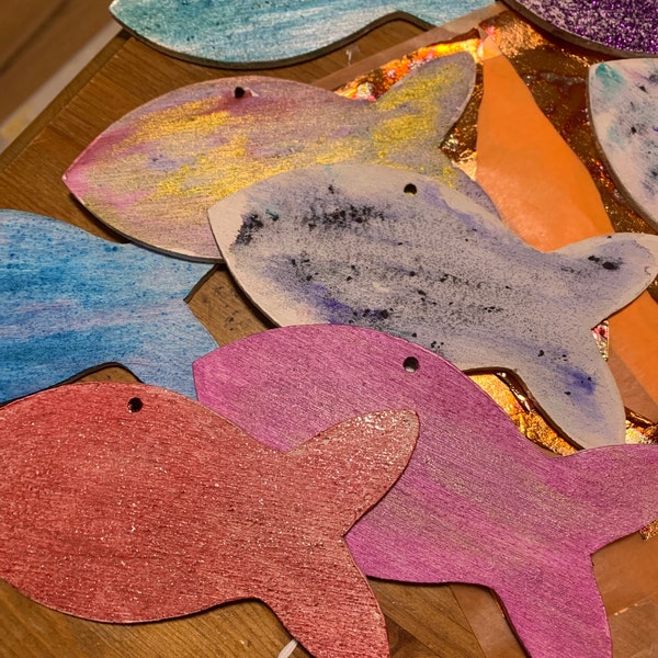 10x Wooden Simple Basic Fish Craft Shape 3mm Ply - Etsy