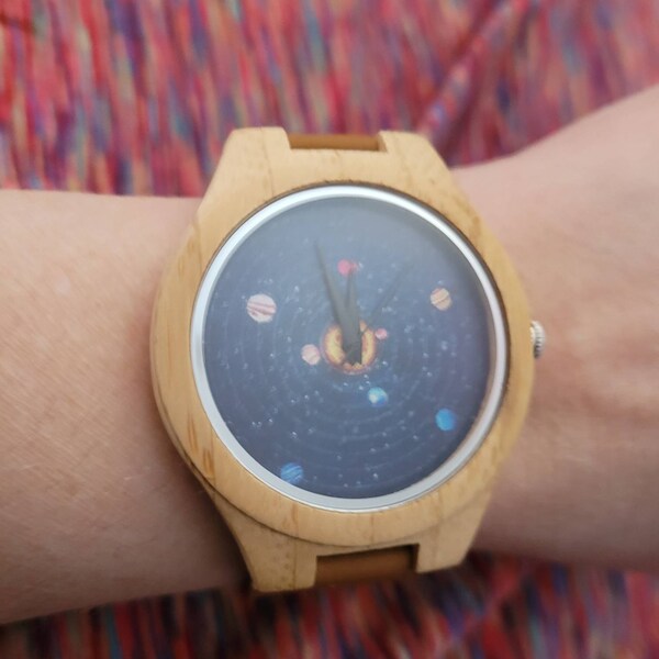 The Solar System, Eight Planets Watch, Unisex Men's and Women's Wrist ...